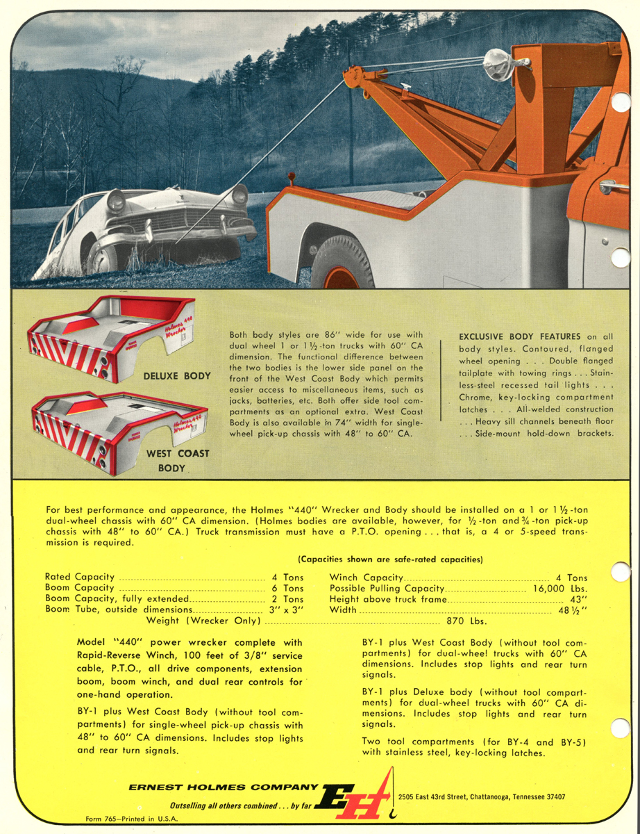 HOLMESWRECKERS.COM – The History of Holmes Wreckers